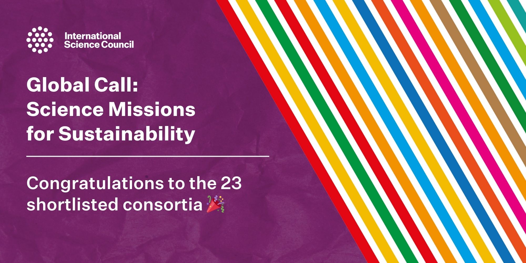 Science Missions for Sustainability: announcing the shortlisted ...